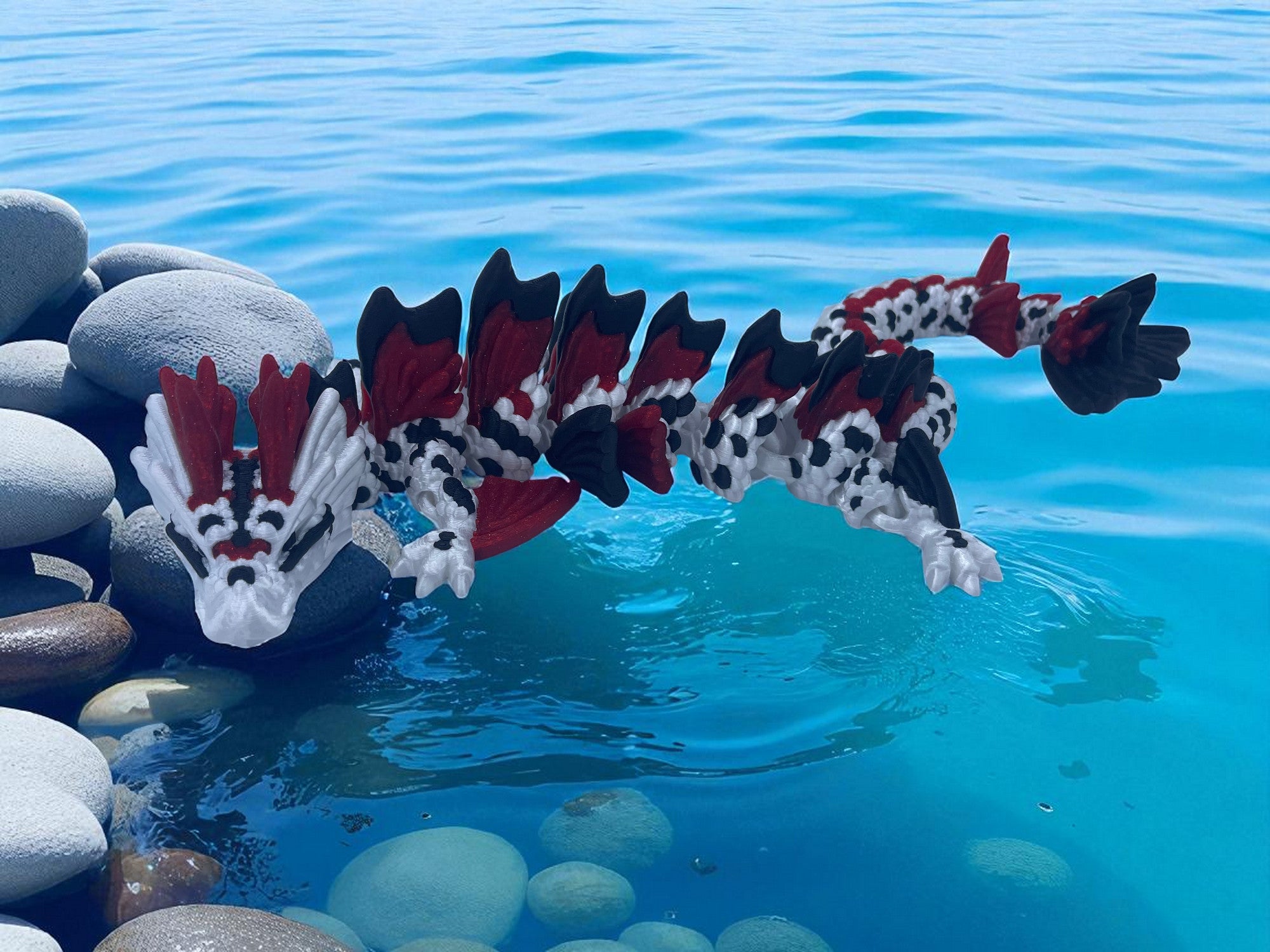 Over-the-top Kio Fish dragon – 1 Layer At A time